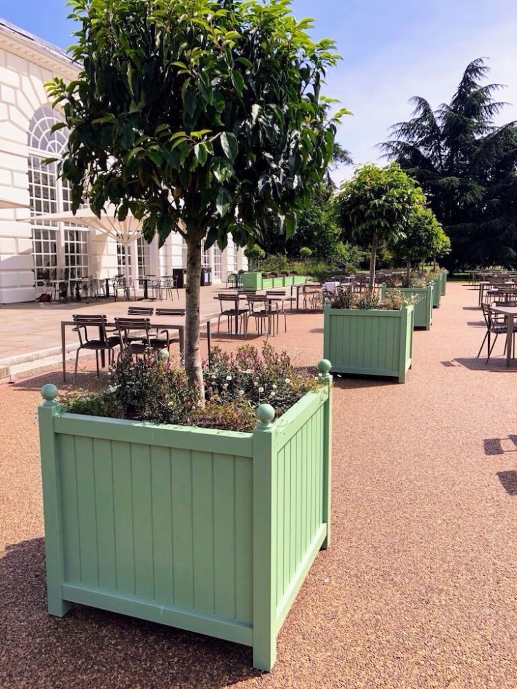 Wooden Garden Obelisk & Planters Any Size Painted Any Colour