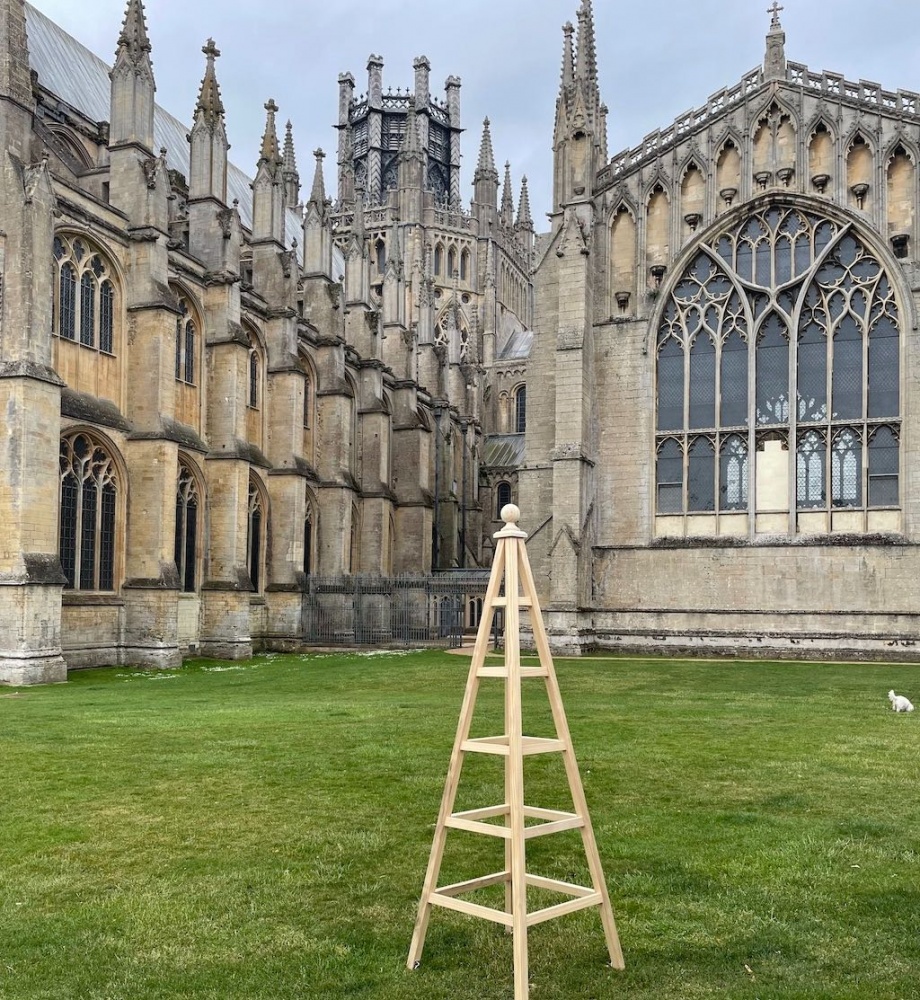 Sweet Pea Wooden Garden Obelisk, Accoya Painted Any Colour